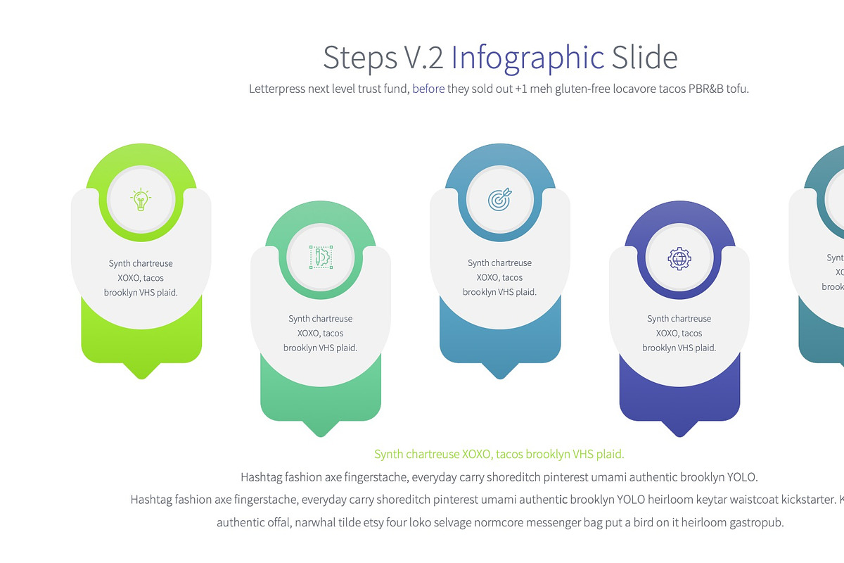 Steps V.2 PowerPoint Slides, a Presentation Template by Pulsecolor
