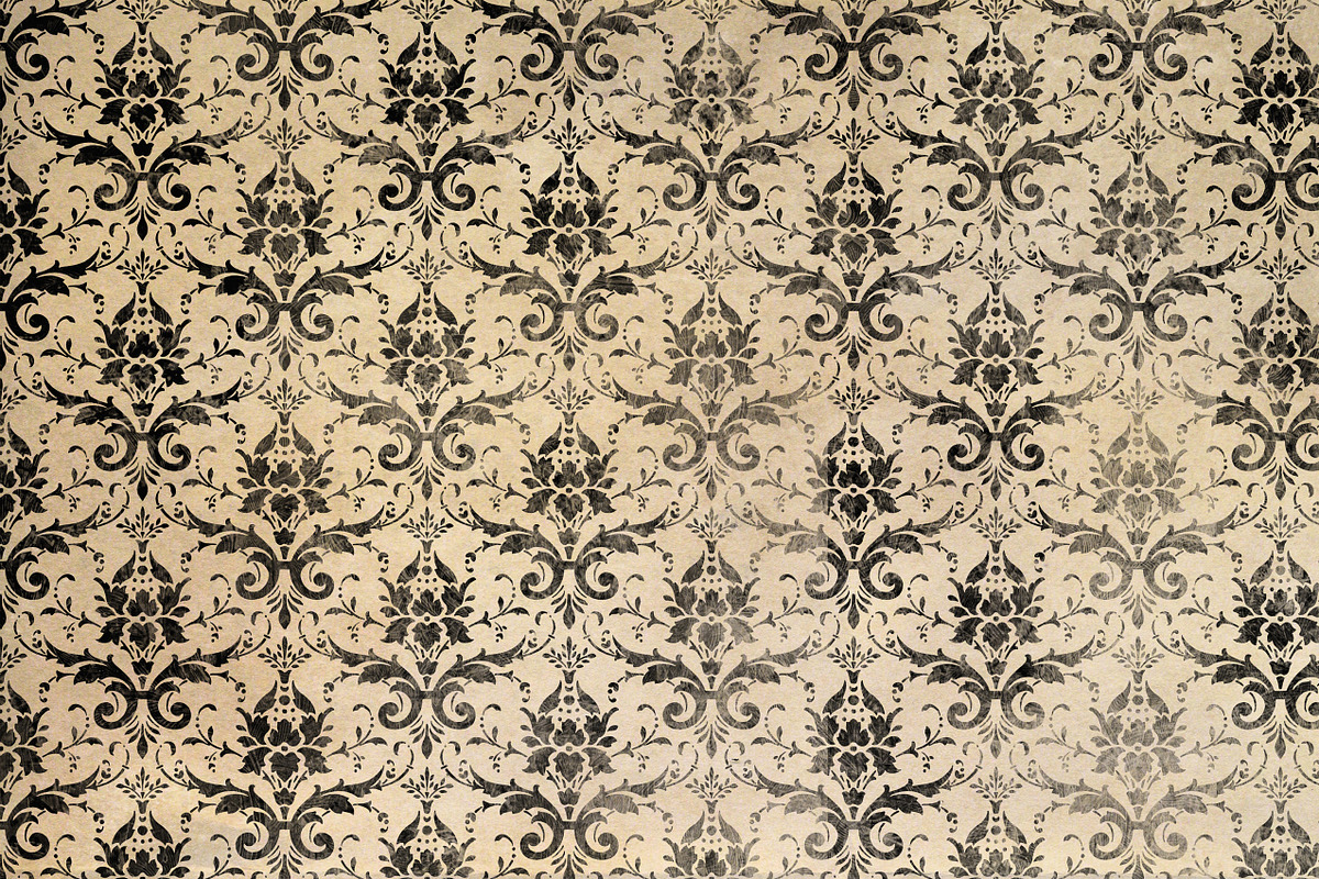 Brown damask papers, a Pattern Graphic by Digital Art Side. | Creative ...