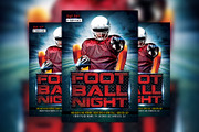 Football Game Night Flyer Template, a Flyer Template by Flyermind