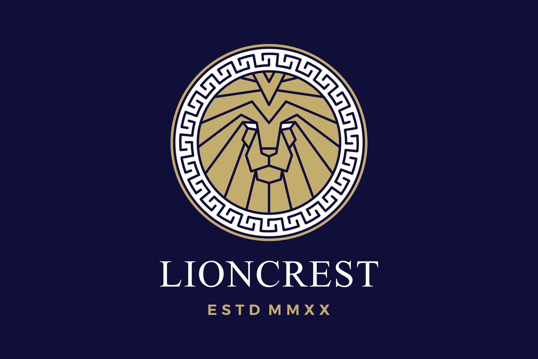 lion round seal crest logo vector, a Branding & Logo Template by VSTRD ...