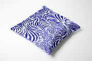Blue Zebra | Vector Animal Print, a Pattern Graphic by MalyskaStudio