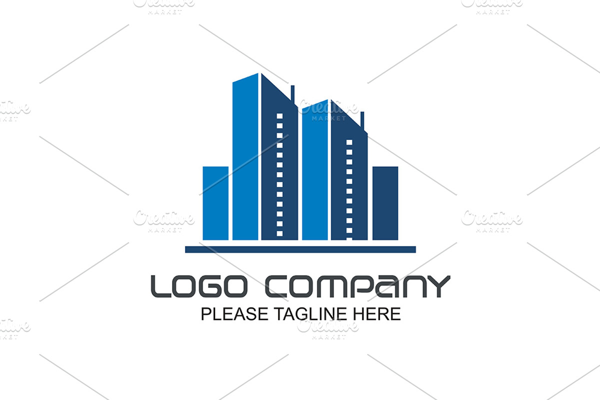 Tower Building, a Branding & Logo Template by Friendesigns | Creative ...