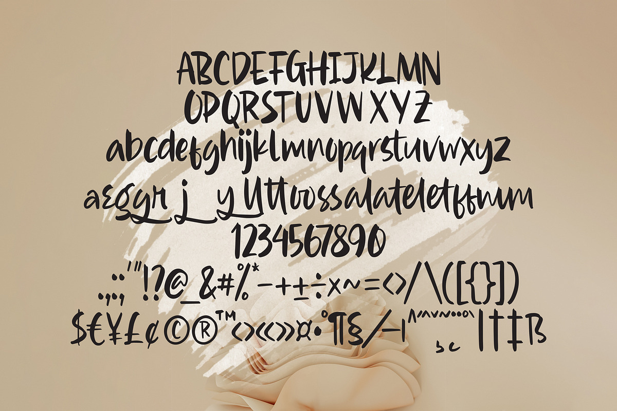Bravery - Handbrush Font, a Script Font by AQR Studio
