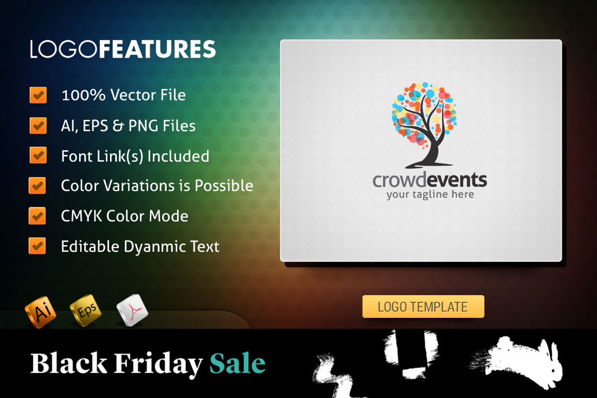 Crowd Events - Logo Template, a Branding & Logo Template by DynamikMedia