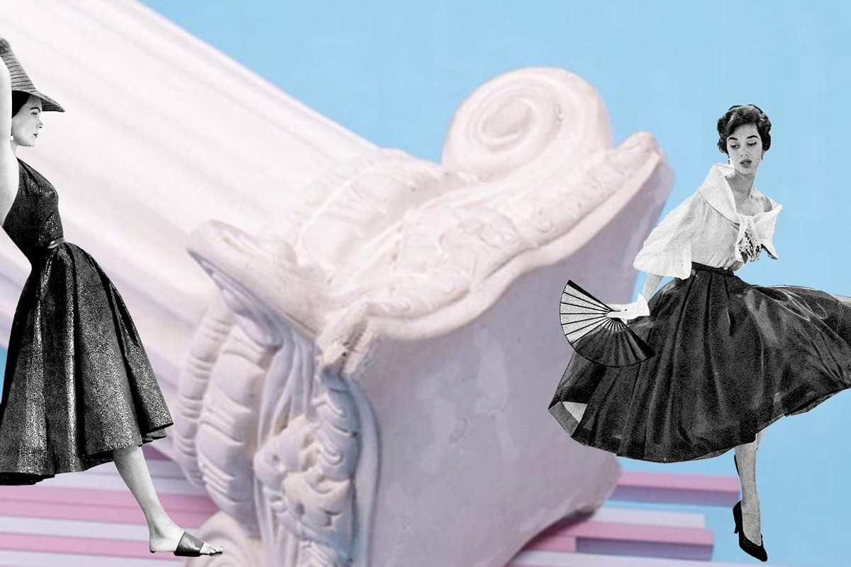 50s ADS Templates + Collage Cutouts, a Background Graphic by Pulpixel ...