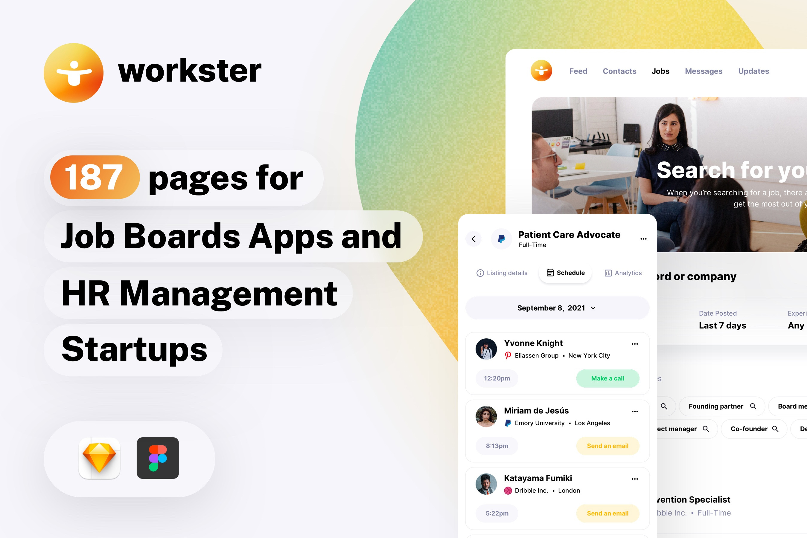 Workster - UI kit for Job Boards, an UI Kit Template by WhiteUI.Store