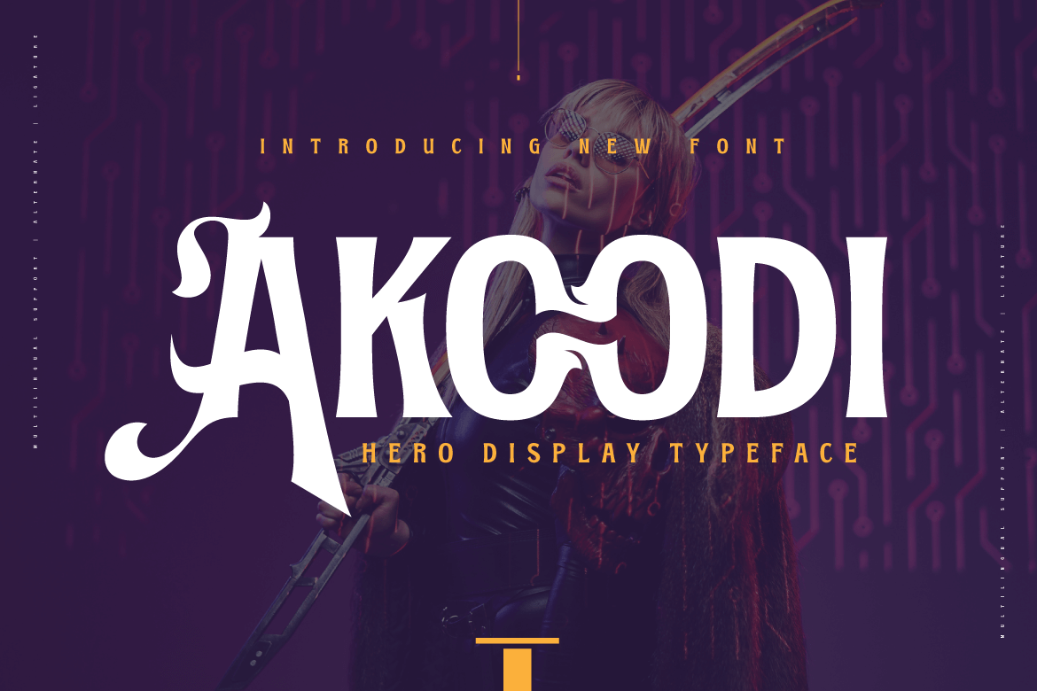 Akoodi – Display Hero Font | Serif Fonts ~ Creative Market