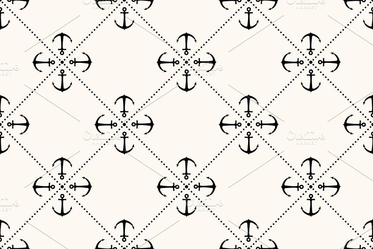 Set of 8 Nautical Patterns, part 2, a Pattern Graphic by Simple ...