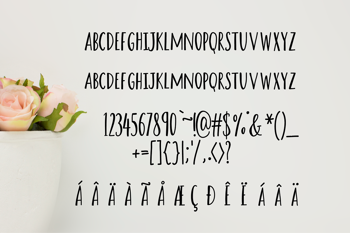 Cuddle and Kind Font Duo + Logos, a Script Font by theinkaffair