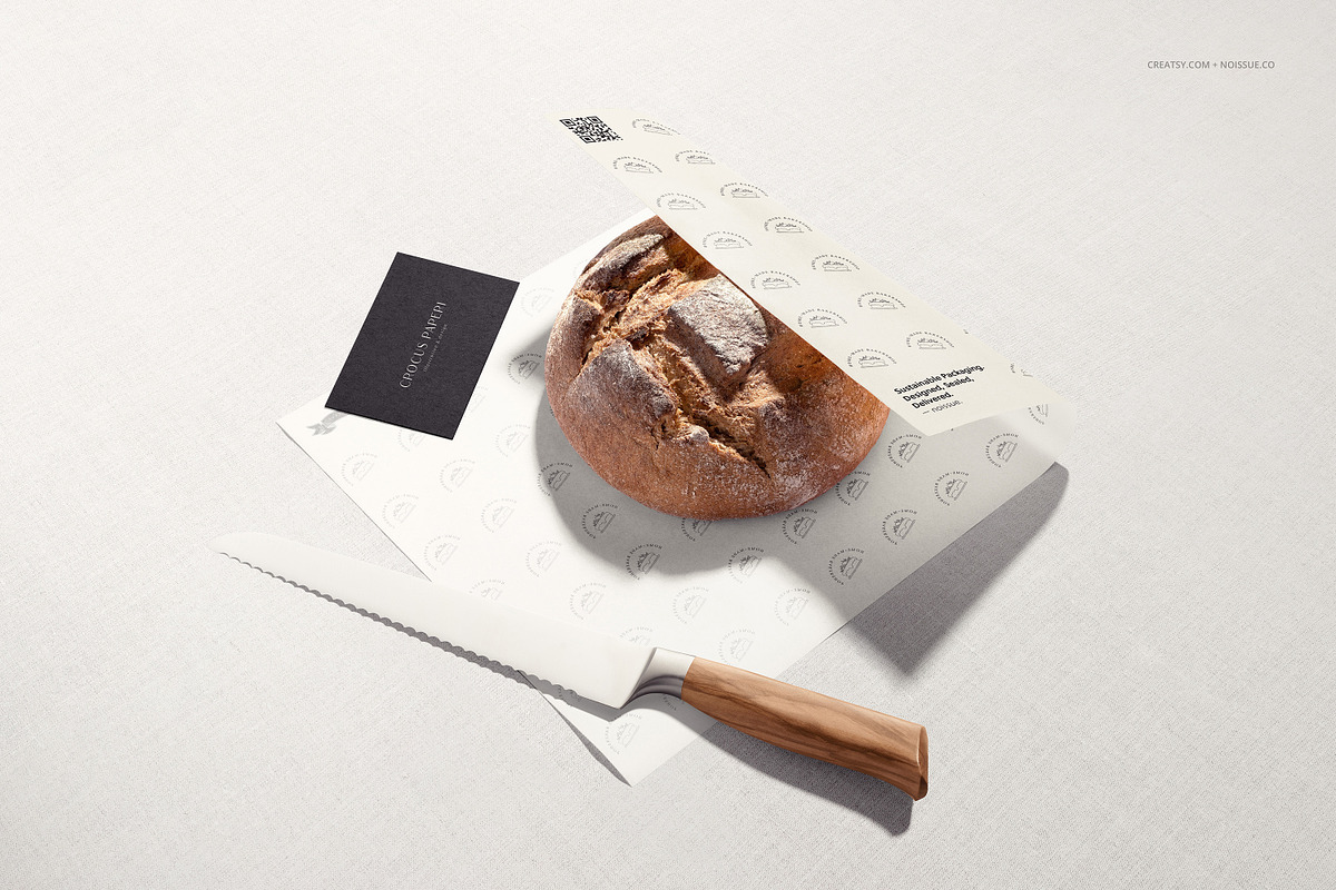 Noissue Food Safe Paper Mockup Set, a Packaging Mockup by creatsy5