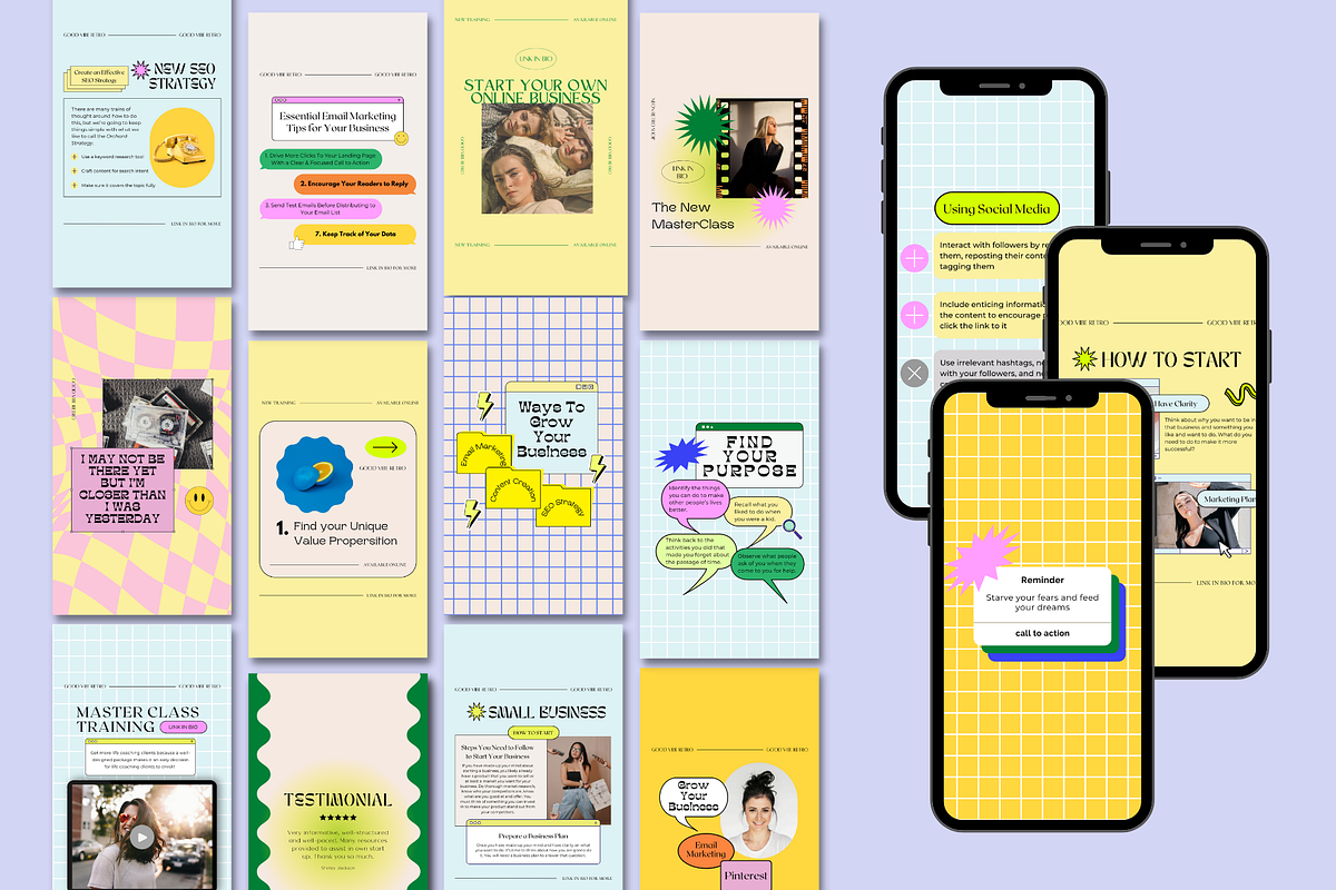 Canva Retro 90s Aesthetic Pack