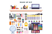 Make up kit. Different decorative, an Object Illustration by Mountain ...