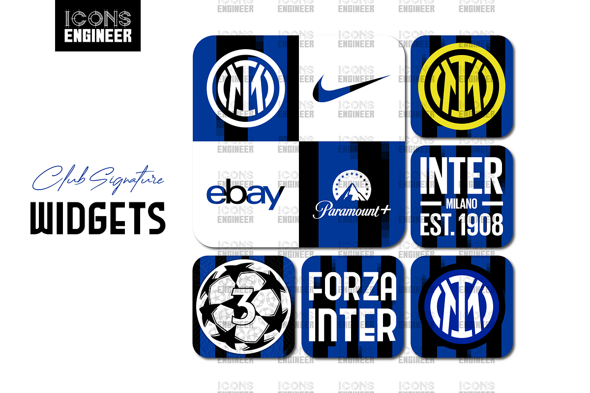 Inter 23/24 Theme Pack | Home Kit, an Icon by IconsEngineer