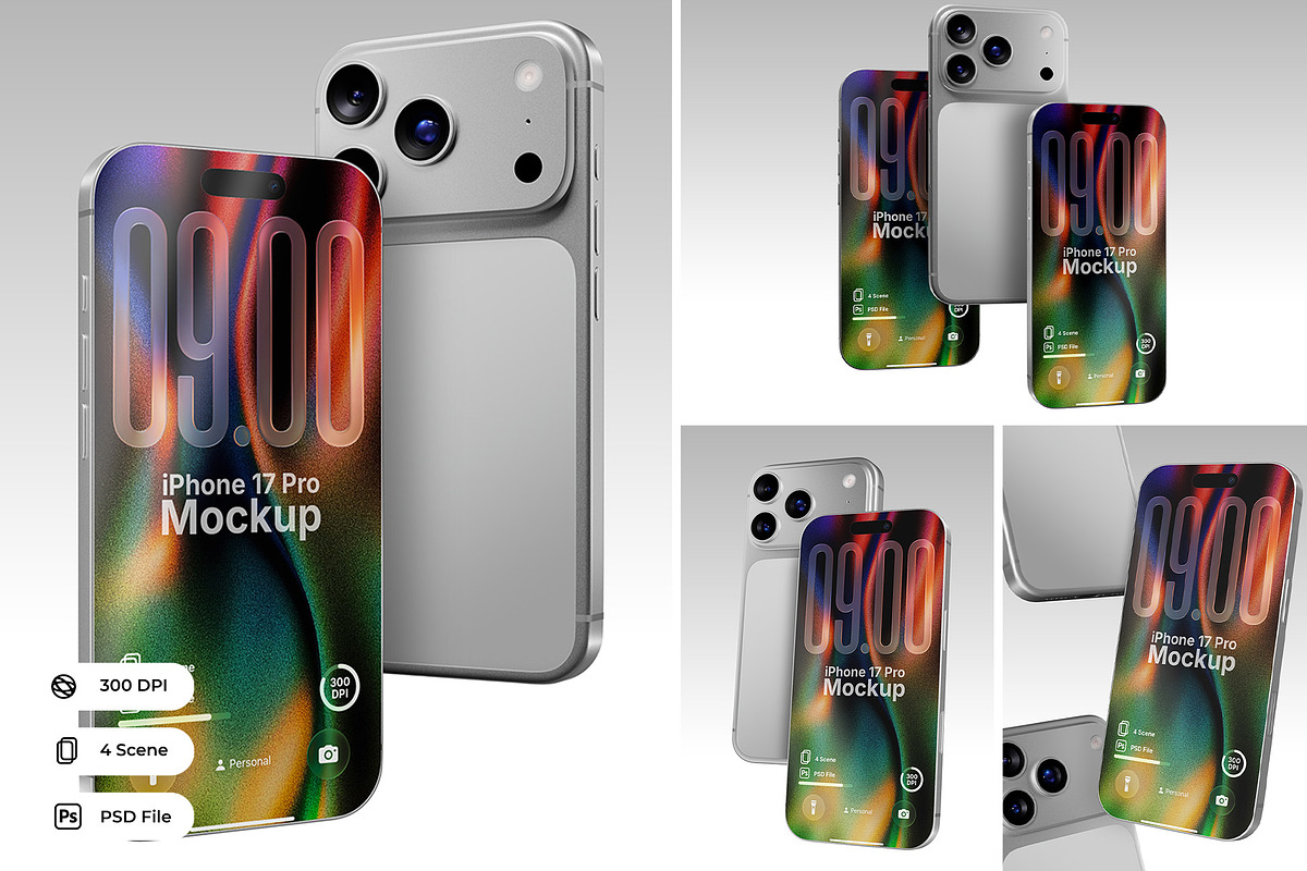 High Quality iPhone 17 Pro Mockup, an iPhone Mockup by Nathatype