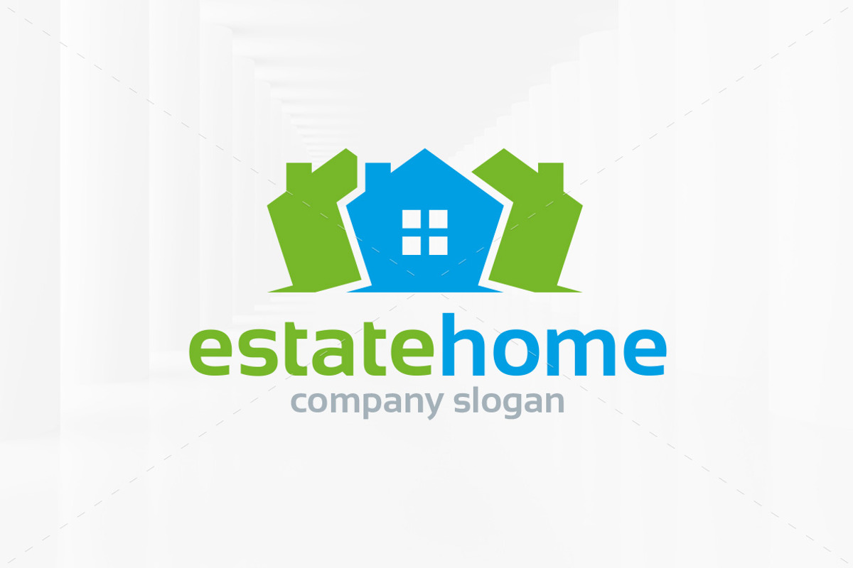 Estate Home Logo Template, a Branding & Logo Template by LOGOMAGINE ...