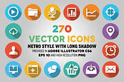 270 Vector Icons Flat Style | Icons ~ Creative Market