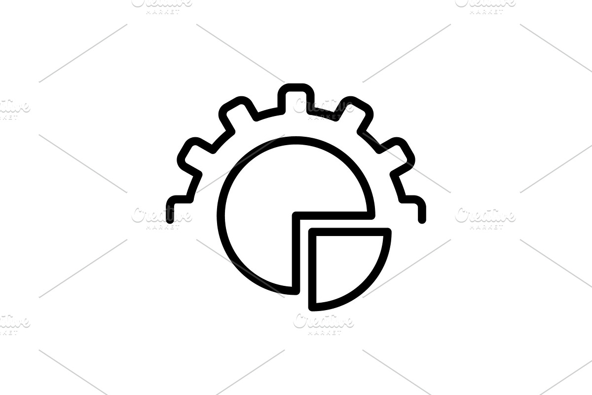 Sector area icon, an Icon by Creative priyanka | Creative Market