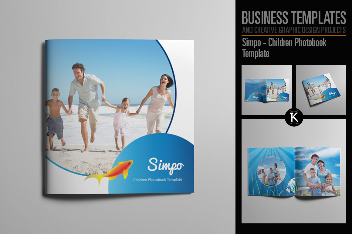 Simpo - Children Photobook Template, a Templates & Theme by Keboto