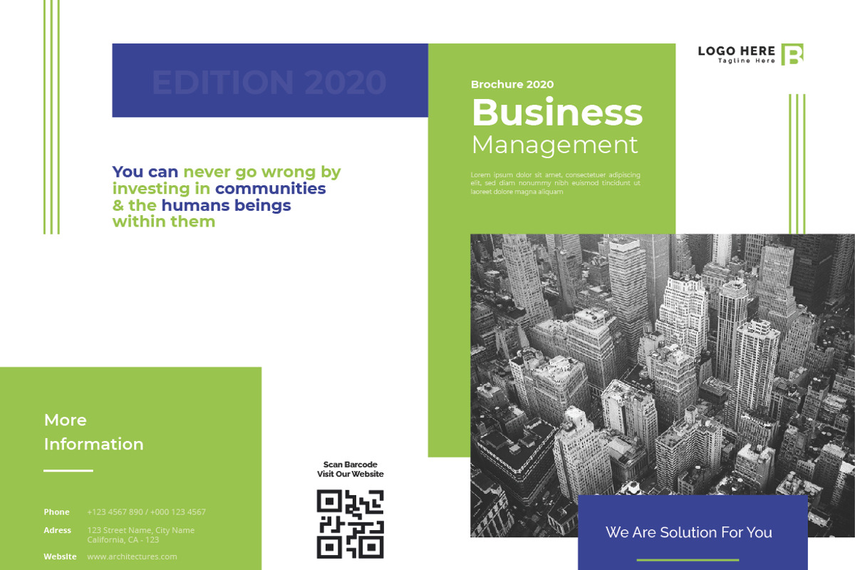 Business Management Brochure, a Brochure Template by inspirasign
