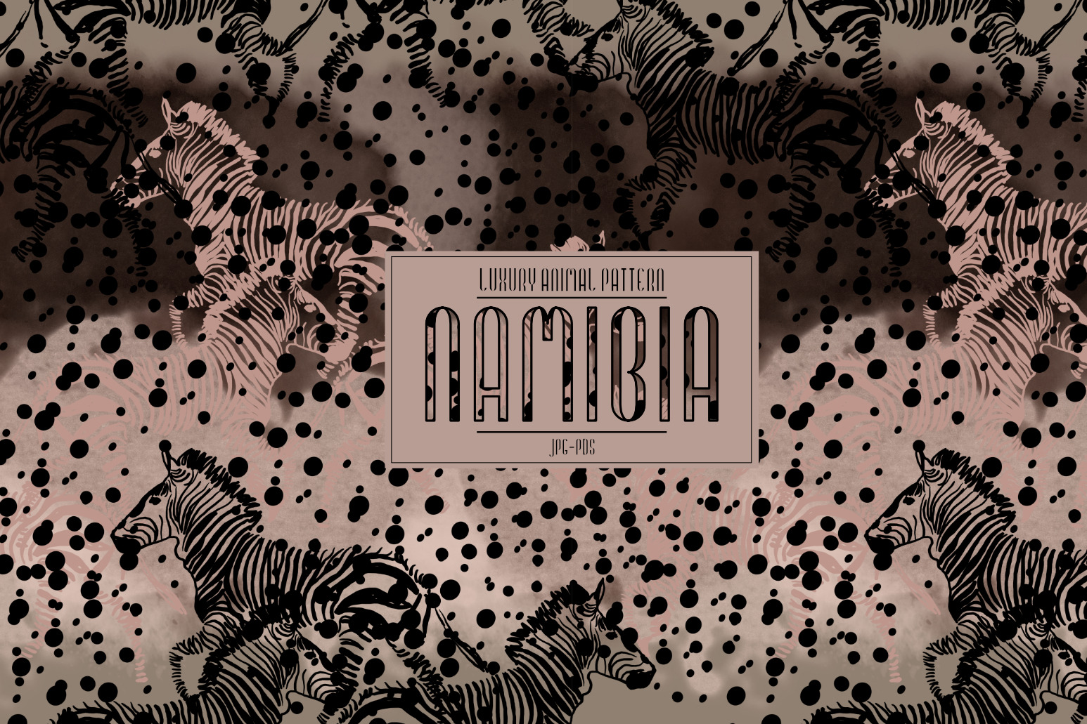 Namibia, Luxury Jungle Pattern, a Pattern Graphic by Nocito Design ...