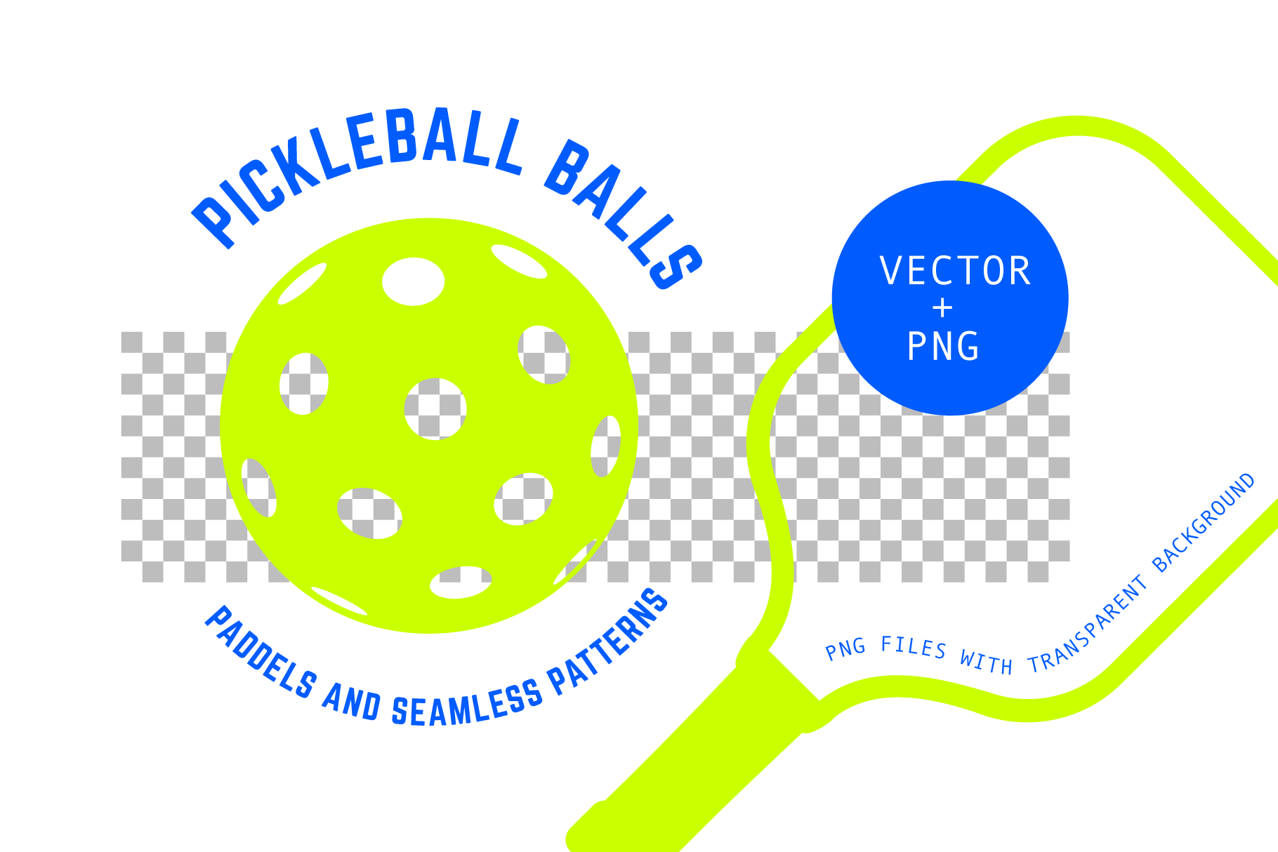 PICKLEBALL / vector + png, an Object Graphic by HappyMondayStudio ...