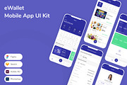 eWallet Mobile App UI Kit, an UI Kit Template by Betush