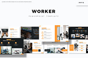 Worker - Powerpoint Template, a Presentation Template by AQR Studio