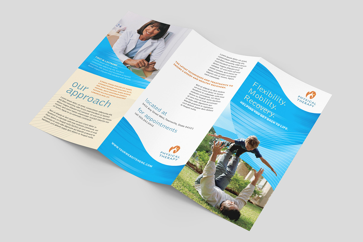 Physical Therapy Brochure Template