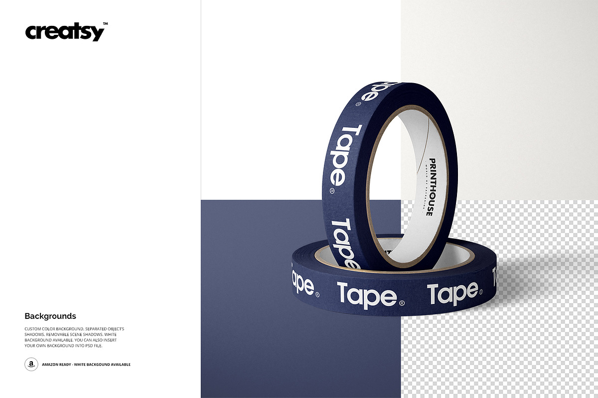 Packing Tape Mockup Set (01), a Household Mockup by creatsy5 | Creative ...