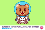 Cute Bear Astronaut Illustration, an Animal Illustration by Catalyst Labs