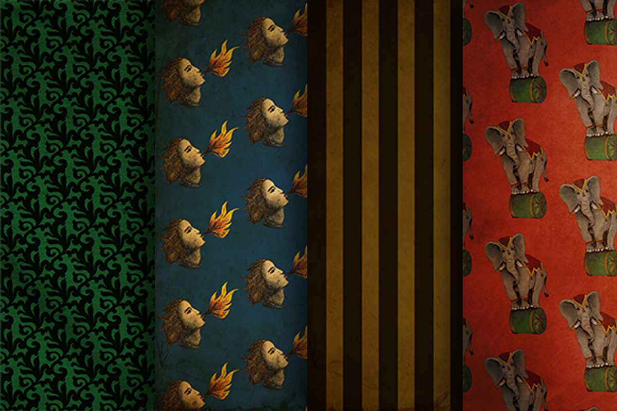 Razzle Dazzle Part II Digital Papers, a Pattern Graphic by Cheeky Lemons