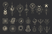 Space Symbols Set, an Illustration by Chikovnaya