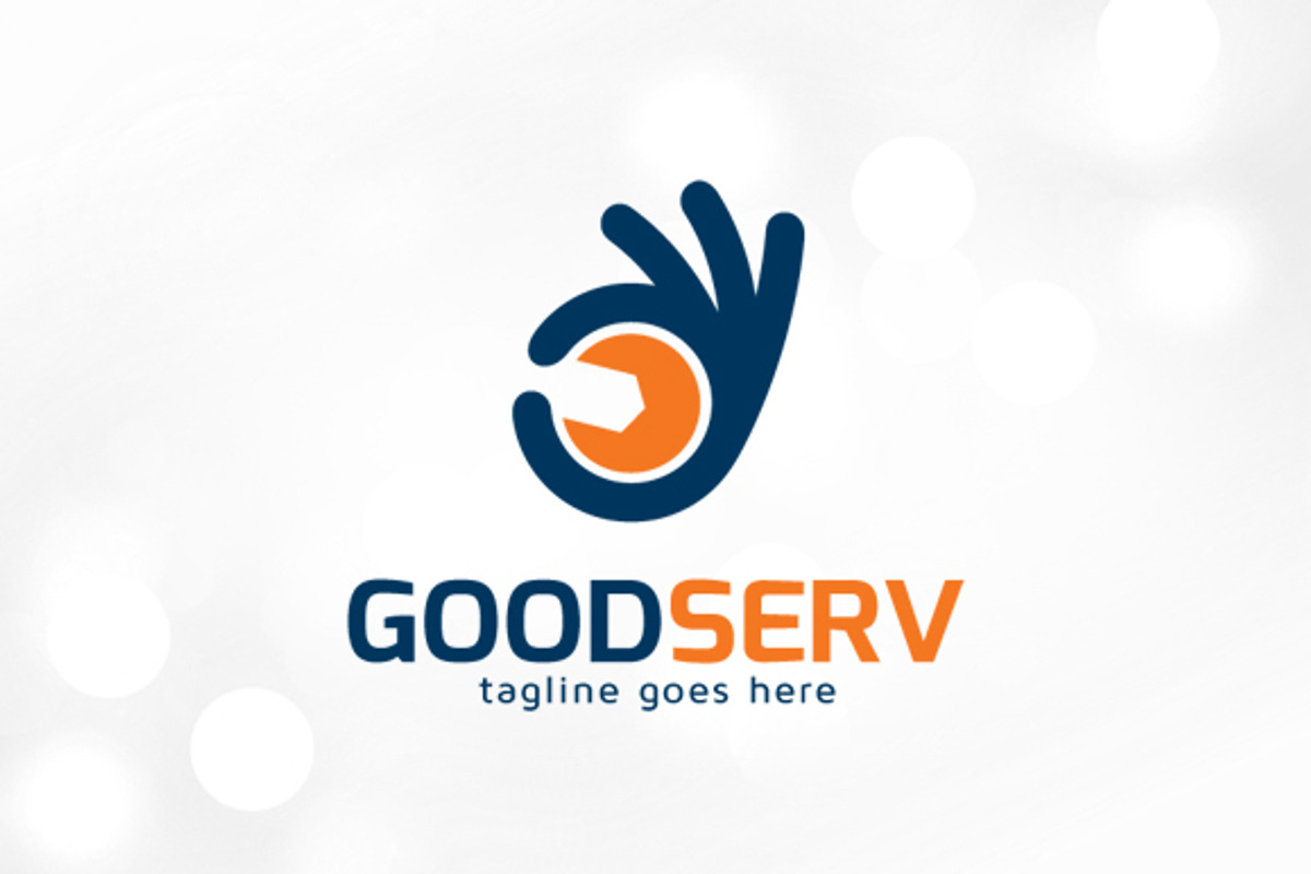 Good Service Logo Template, a Branding & Logo Template by gunaonedesign