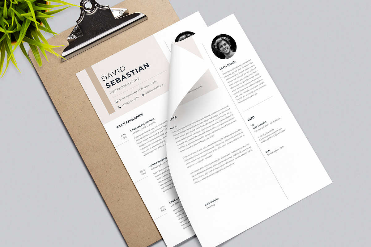 Word Resume & Cover Letter Template, a Resume Template by Aspect_Studio