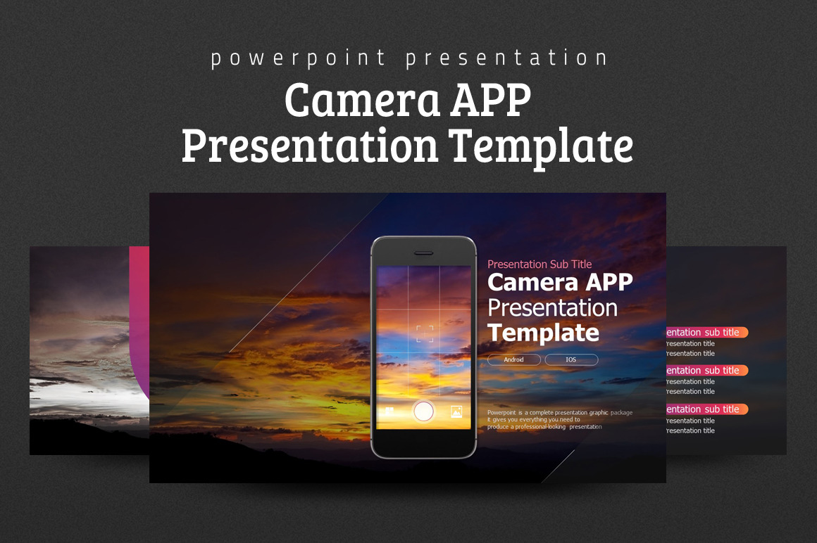 Camera APP Presentation Template, a Presentation Template by Good Pello