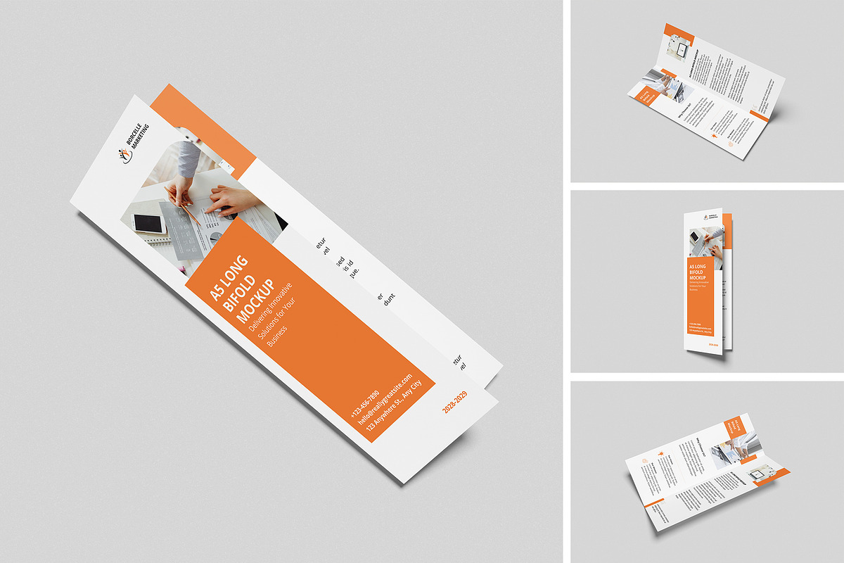 High Quality Bifold Mockup, an Advertising Mockup by swsi-studio