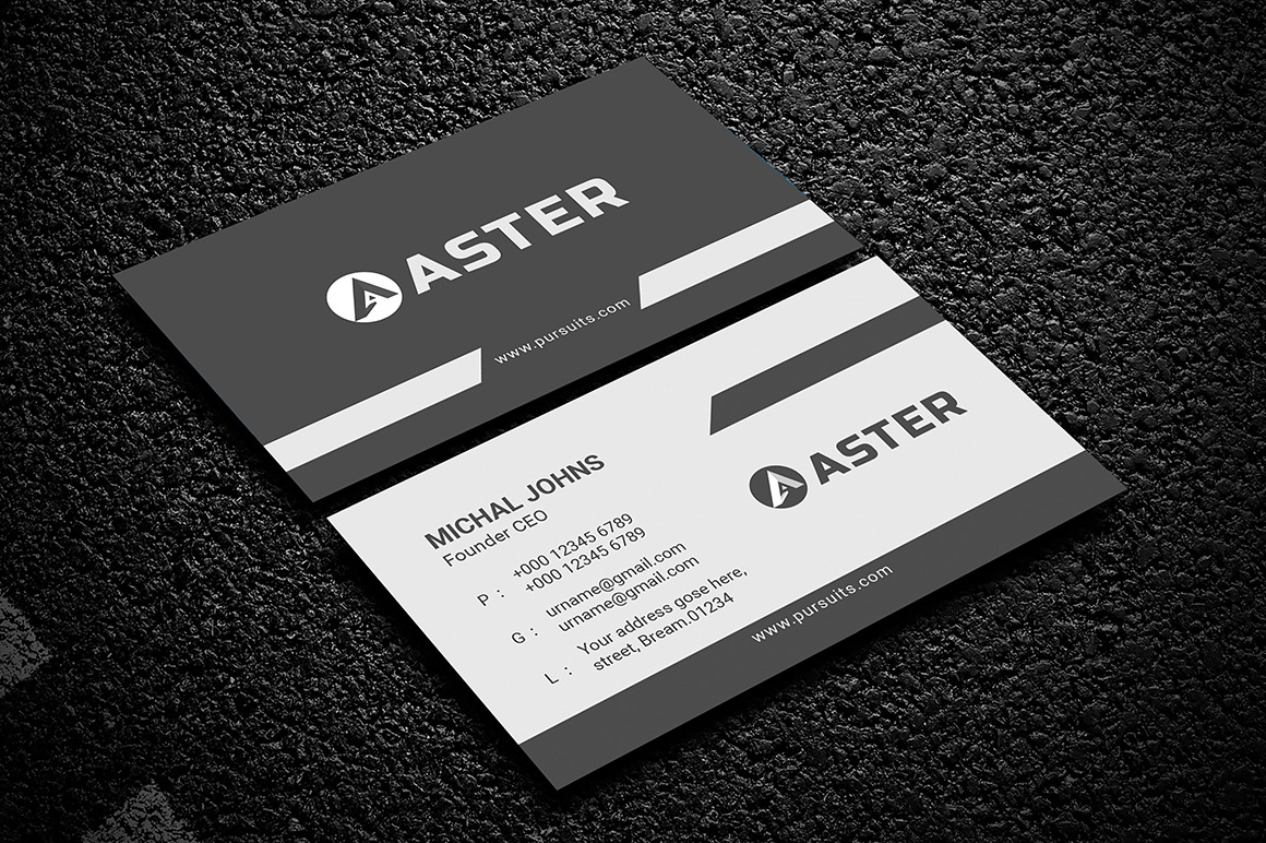 Business Card, a Business Card Template by UI_Expert