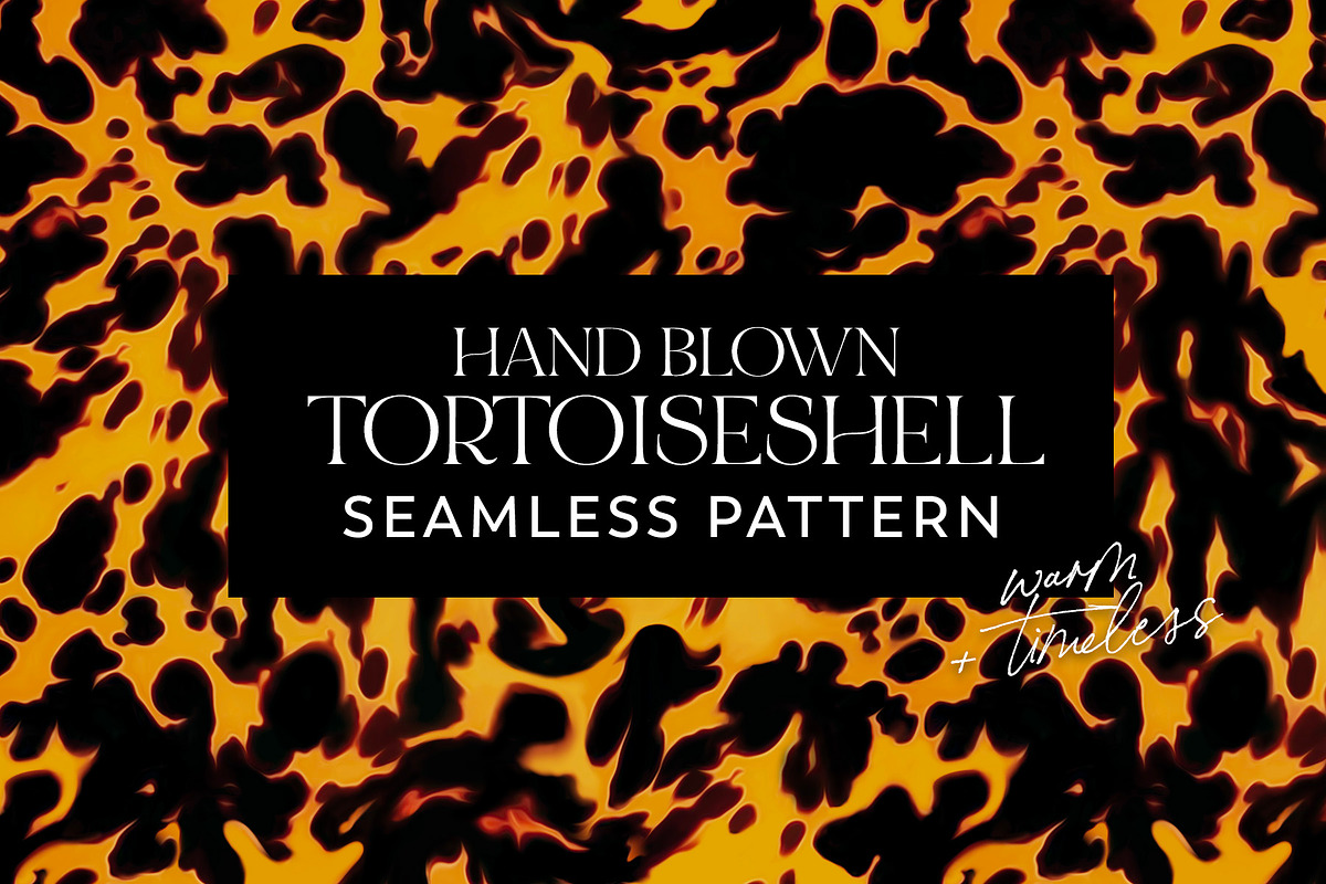 Blown Tortoiseshell Seamless Pattern, a Pattern Graphic by Leysa Flores | Creative Market