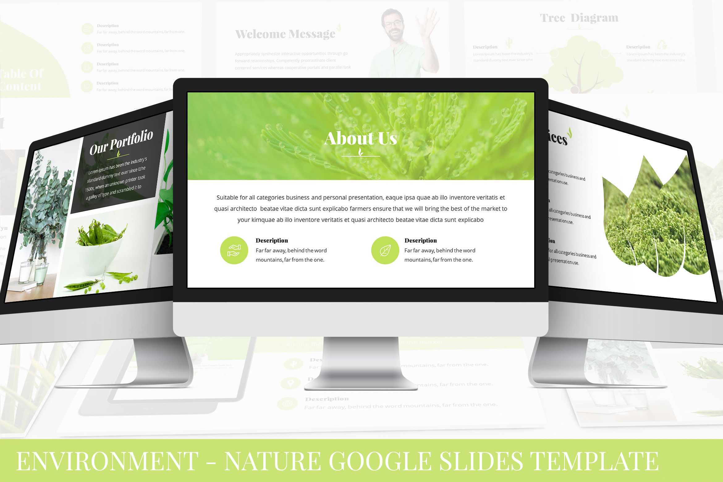 Environment - Nature Google Slides, a Presentation Template by SlideFactory