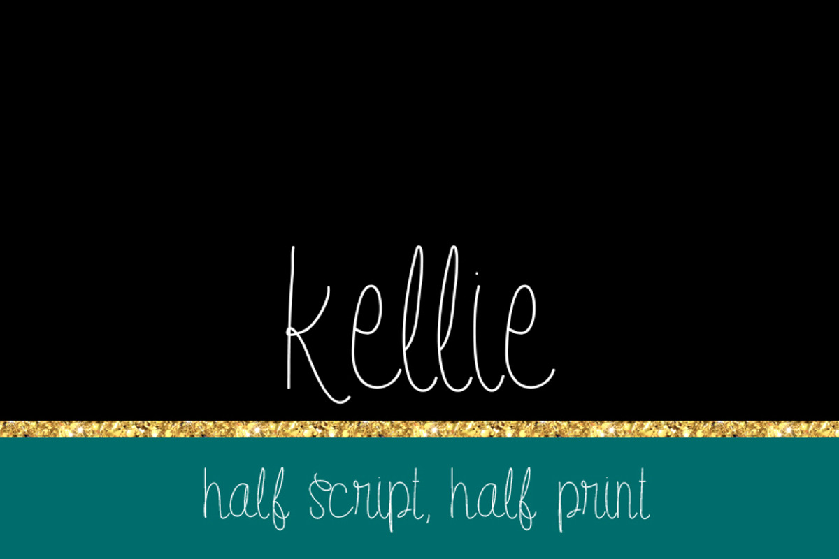 Kellie - 2 Fonts Included, a Script Font by OnTheSpotStudio
