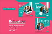 Education instagram post | Social Media Templates ~ Creative Market