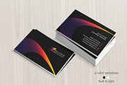 Dark & Light Colorful Business Card, a Business Card Template by ...