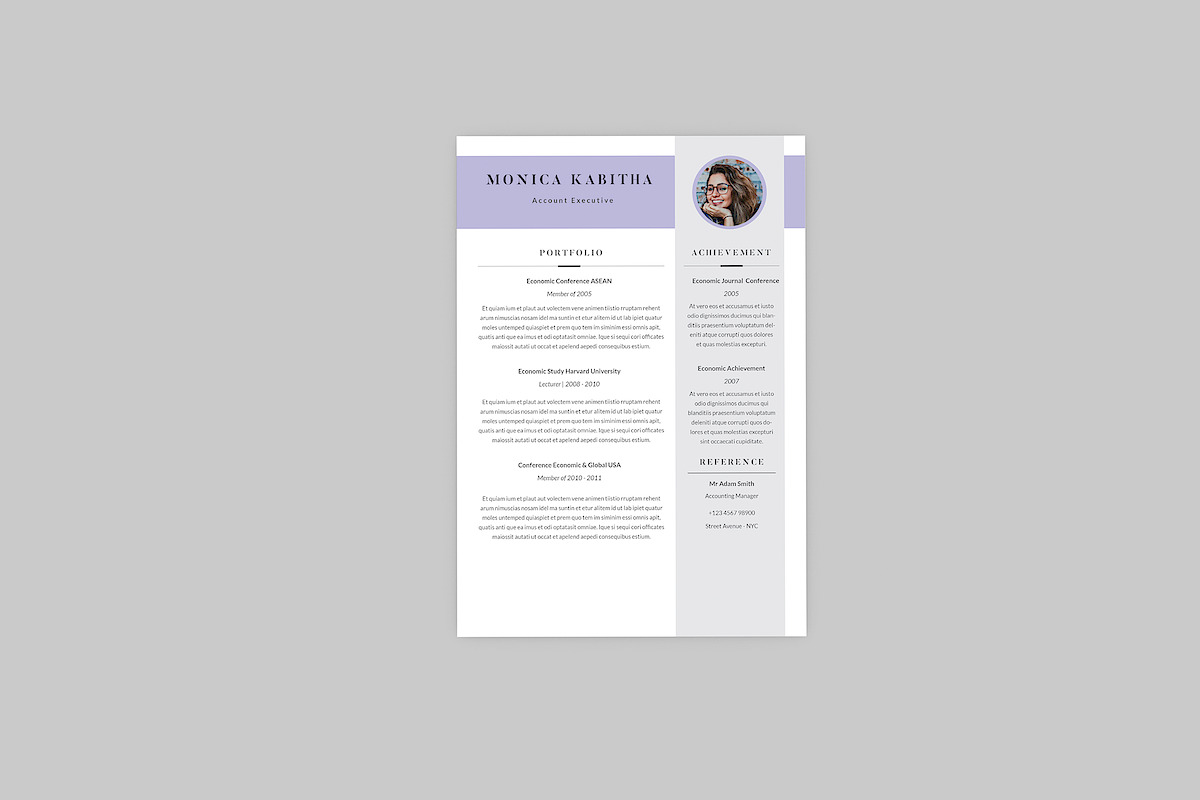 Caliber CV Resume Designer, a Resume Template by AQR Studio