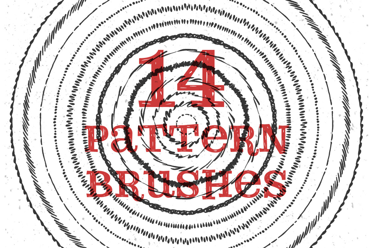 Hand Made Brushes & Patterns, a Pattern Graphic by Graphic Spirit