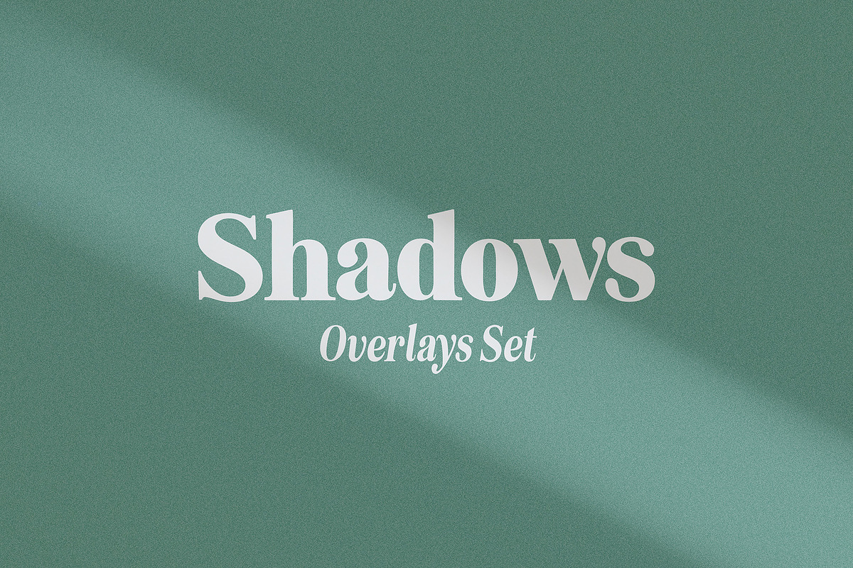 Geometric Shadow Overlays Set