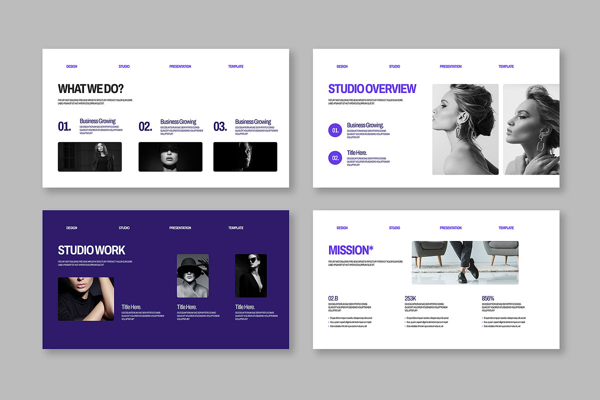 Design Studio Presentation Template