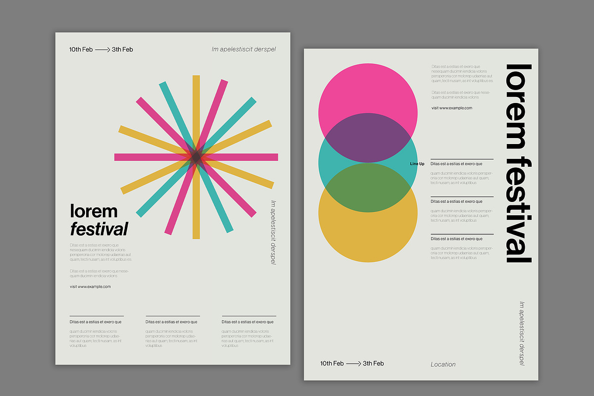 White and Blue Event Poster, a Templates & Theme by wavebreak ...