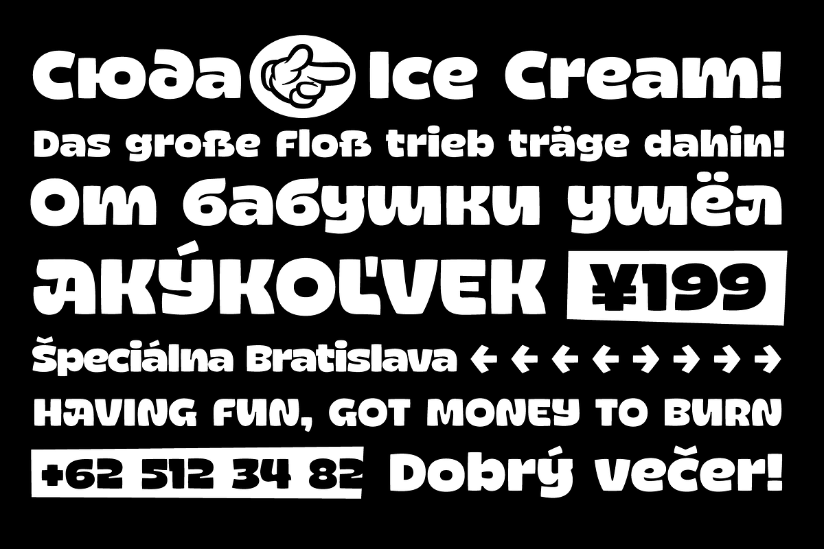 Choowee Typeface, a Font by TypeMate