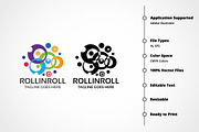 Roll in Roll Logo, a Branding & Logo Template by Design_Planet