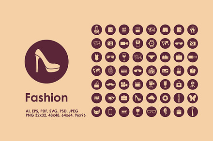 20 FASHION icons, an Icon by Palau